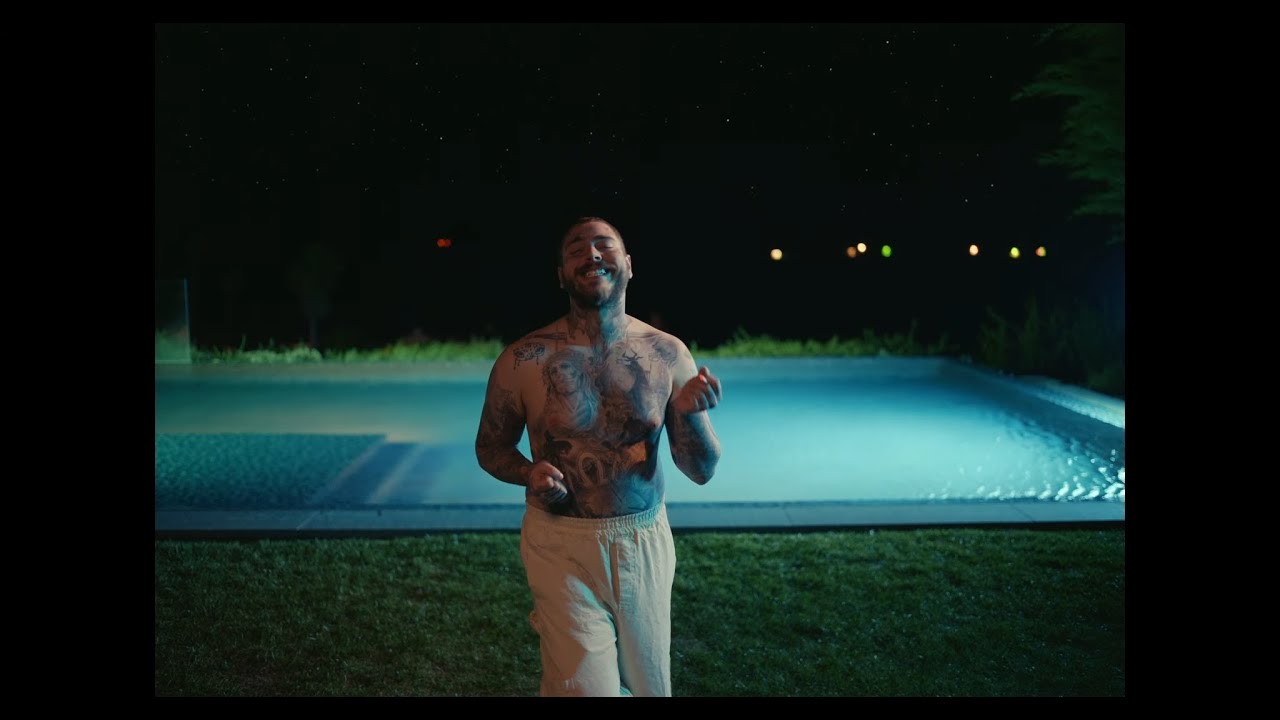 In the video for "Insane," Post Malone can be seen showing off his ...