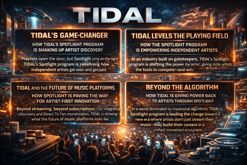 TIDAL Direct To Fan Momentum: Spotlight Program Powers a New Wave of ...